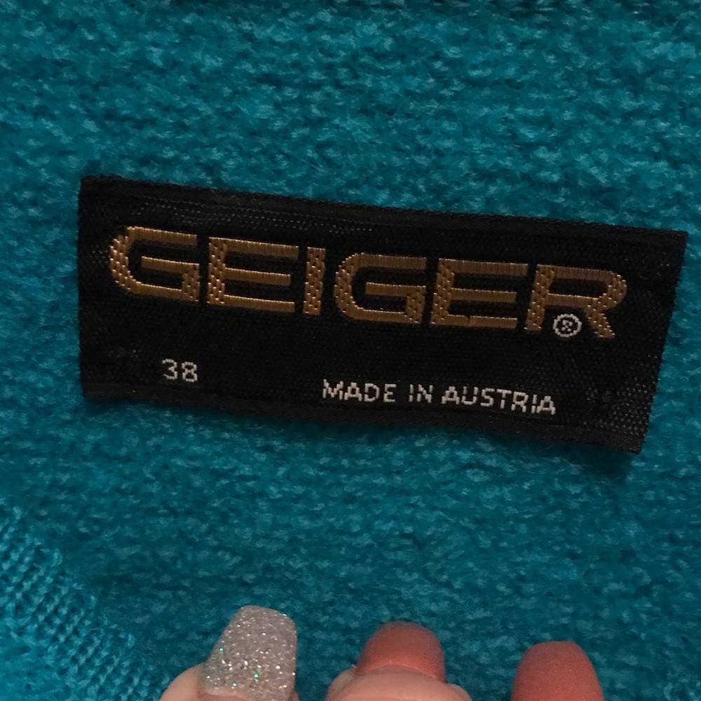Vintage Geiger Boiled Wool Jacket. Made In Austria - Gem